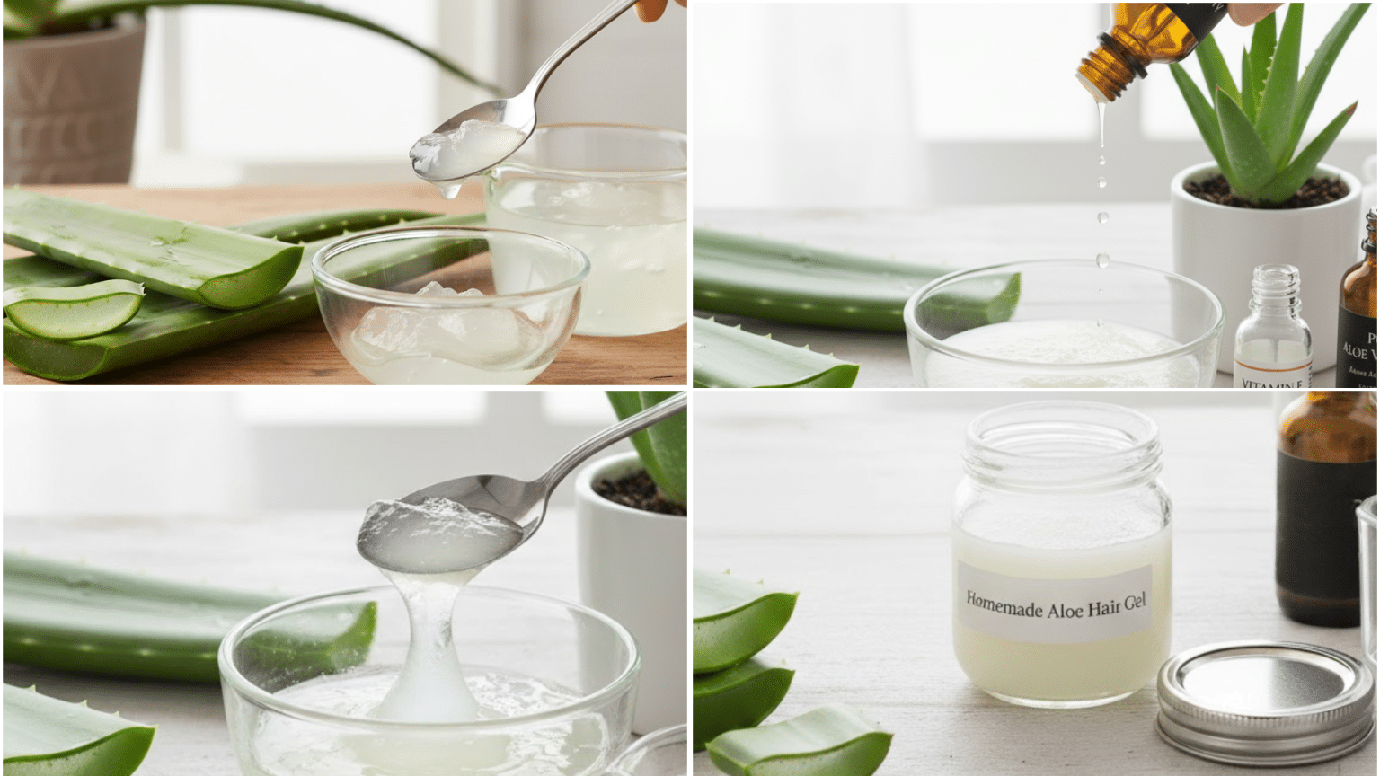 5 Different Homemade Hair Gel Recipes for Every Hair Type - Typically Jane