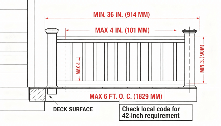 Take A Look About Average Deck Railing Height
